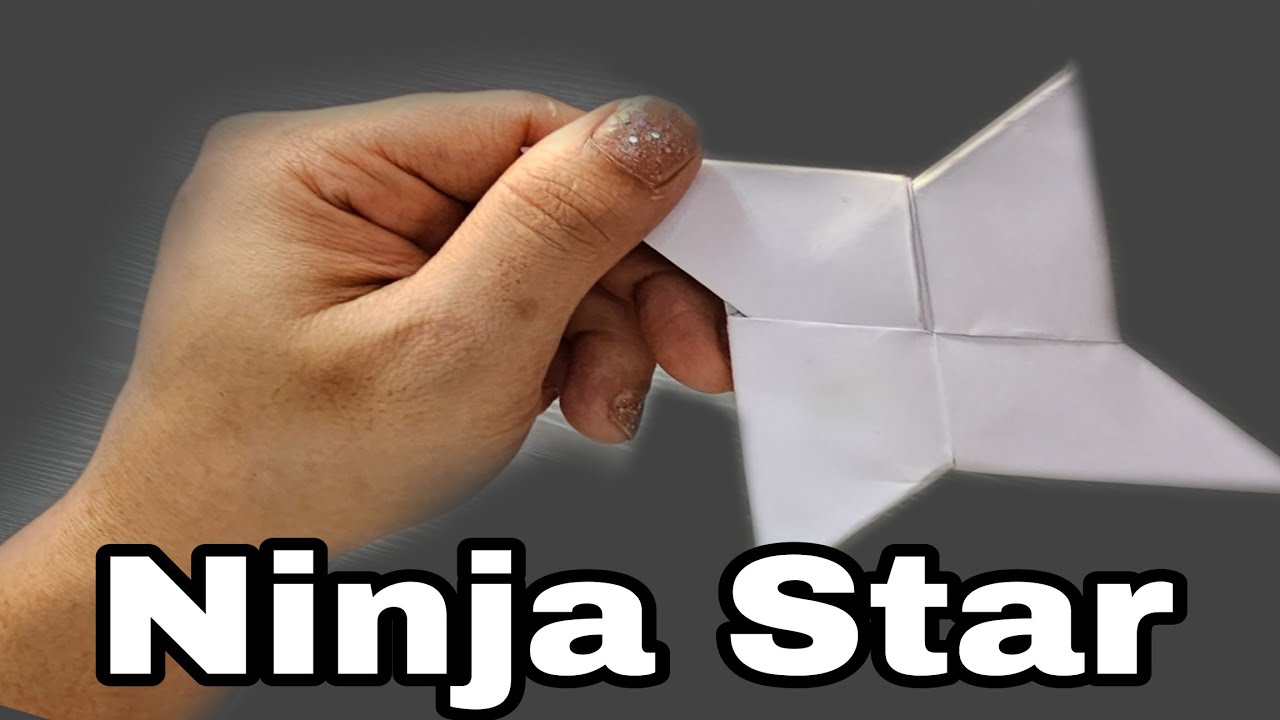 Paper Ninja Star Origami For paper-ninja-star-origami-for