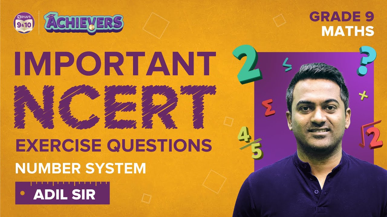 Number Systems Class 9 Maths Chapter 1: Important NCERT Exercise ...