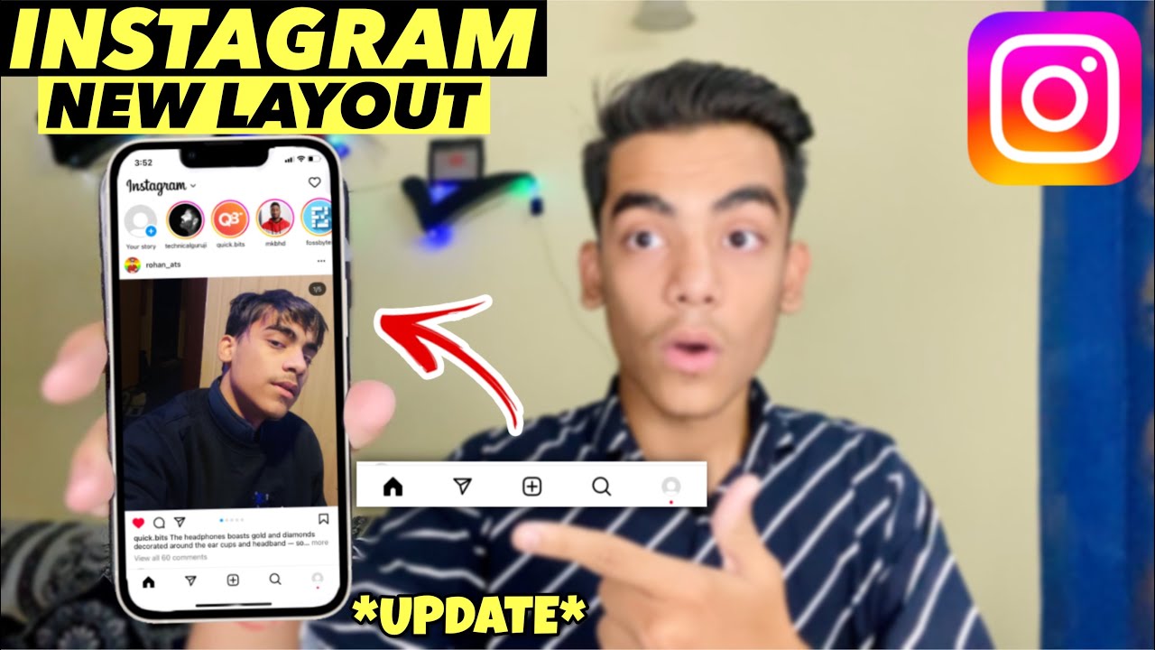 Instagram New Layout Update | Instagram Layout Changed | Instagram New ...