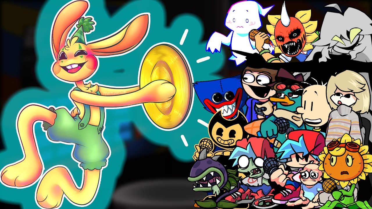 Fnf Musical Memory Vs Bunzo Bunny Lovely But Different Characters Sing
