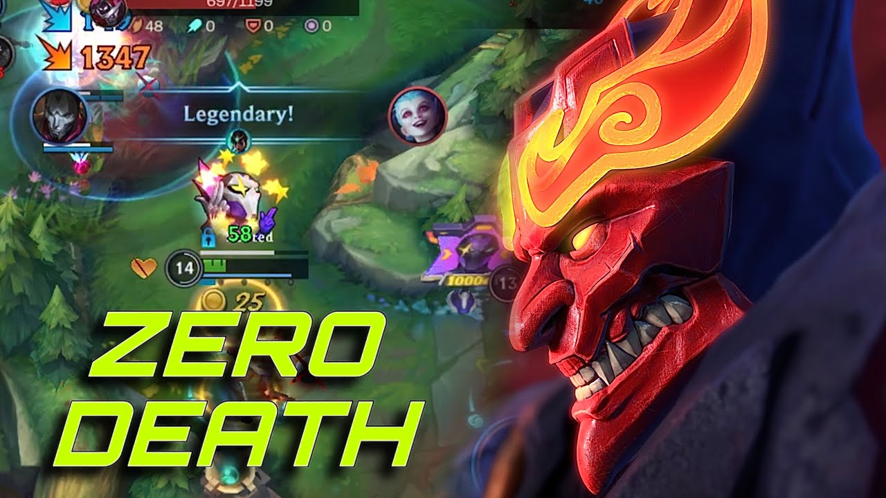 JHIN ZERO DEATH GAMEPLAY (LEGENDARY) | WILD RIFT - YouTube