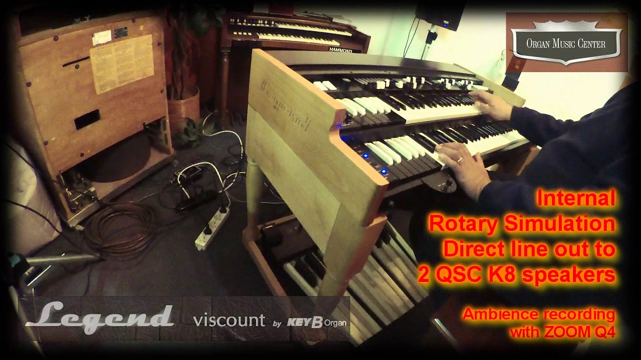 Viscount KeyB Organ Legend - first test (2 of 5) - YouTube