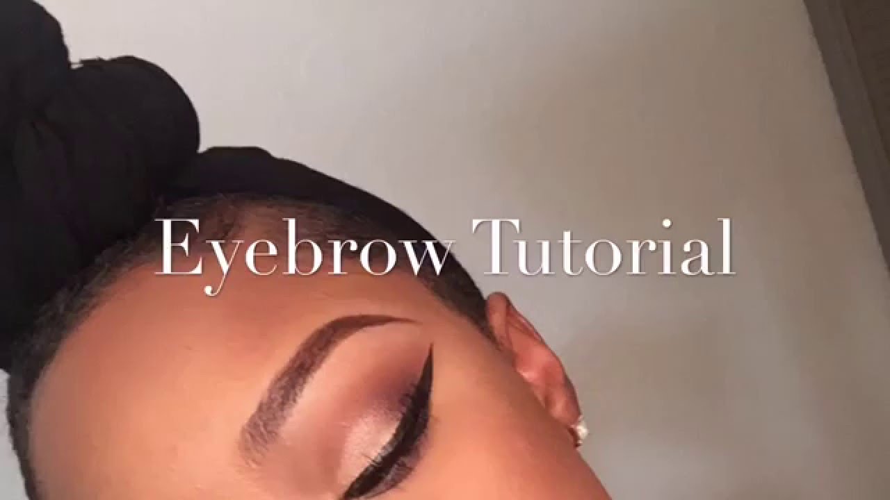 Beginner Eyebrow Tutorial - YouTube