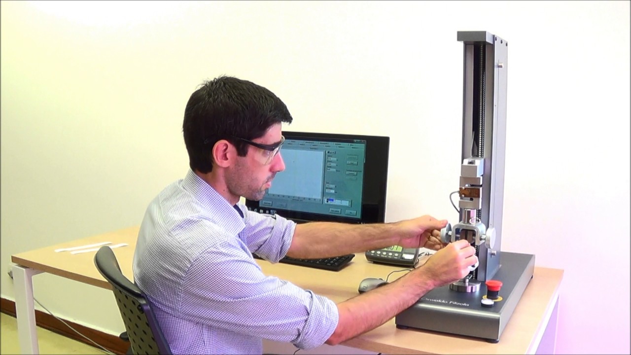 Máquina Universal de Ensaios - Finat FTM 9 - Loop tack - YouTube