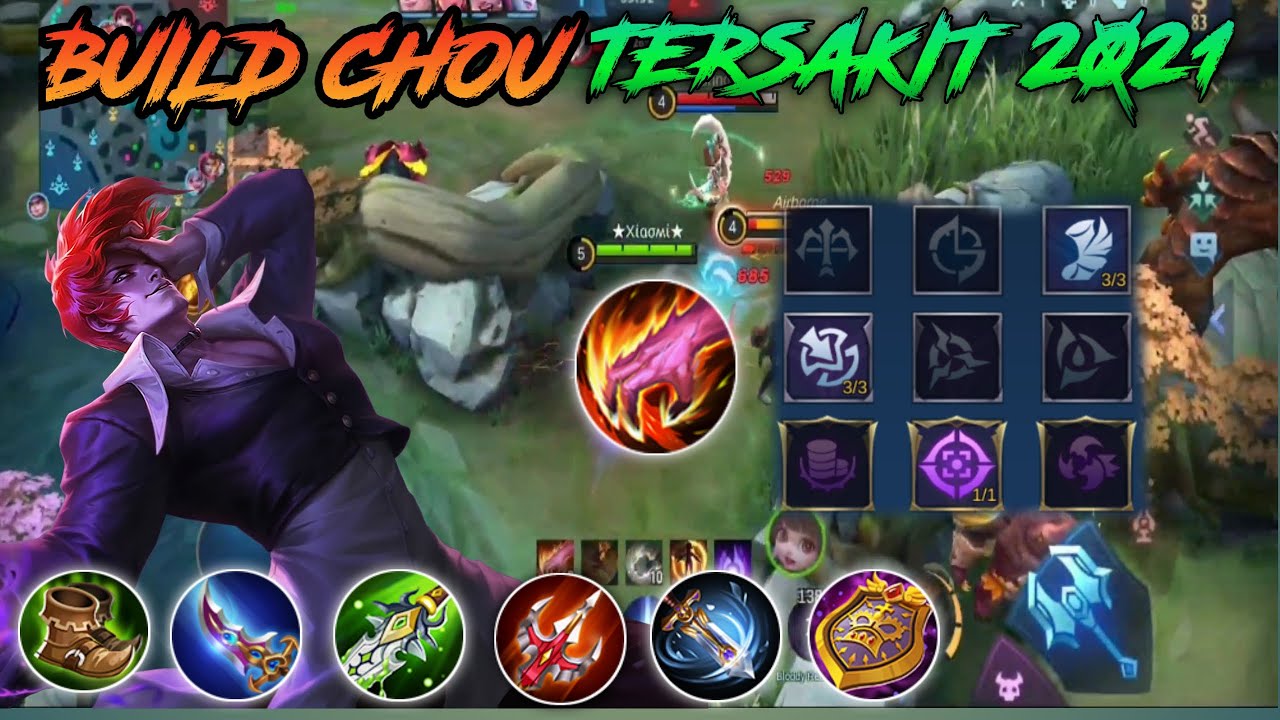 Item chou tersakit 2021 | build Chou damage tersakit 2021 | chou stun ...