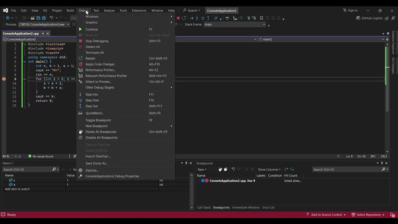 CS160_W03_Debuging (Visual Studio) - YouTube
