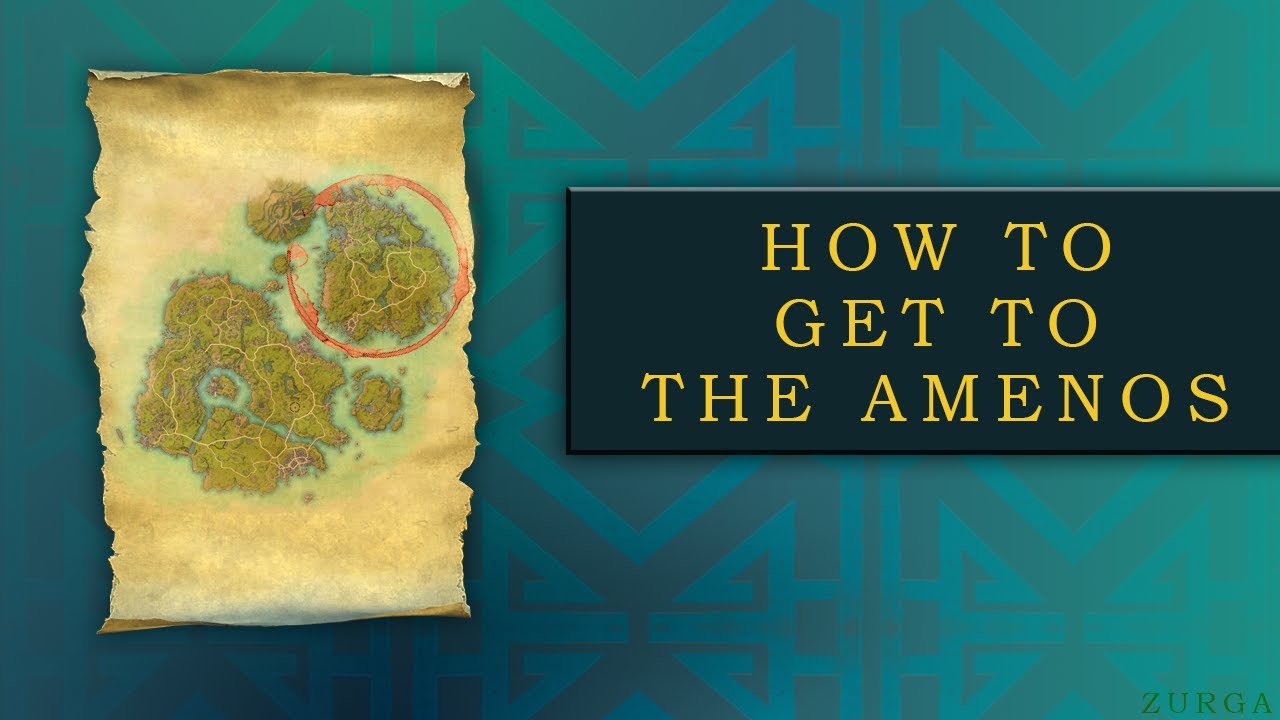 How to get to the Amenos | High Isle | ESO - YouTube