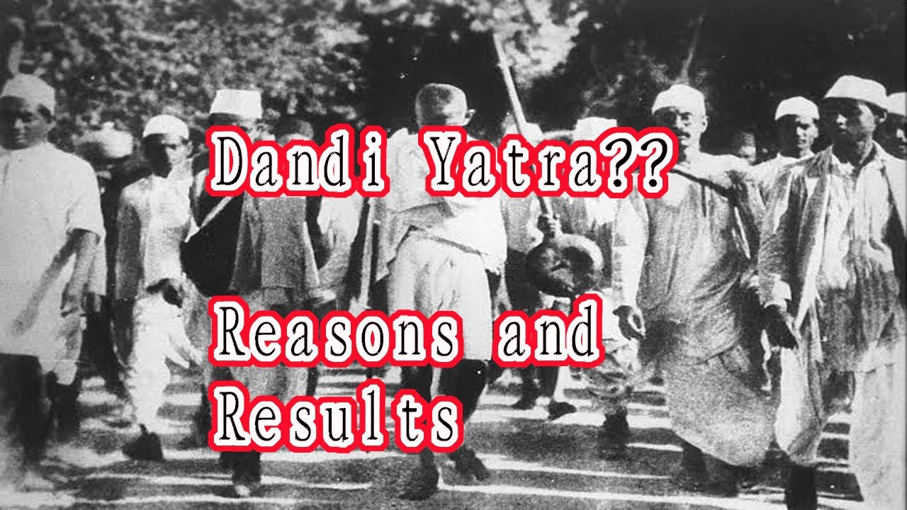 Dandi Yatra | Dandi March | Dandi March in Hindi | Namak Satyagrah ...