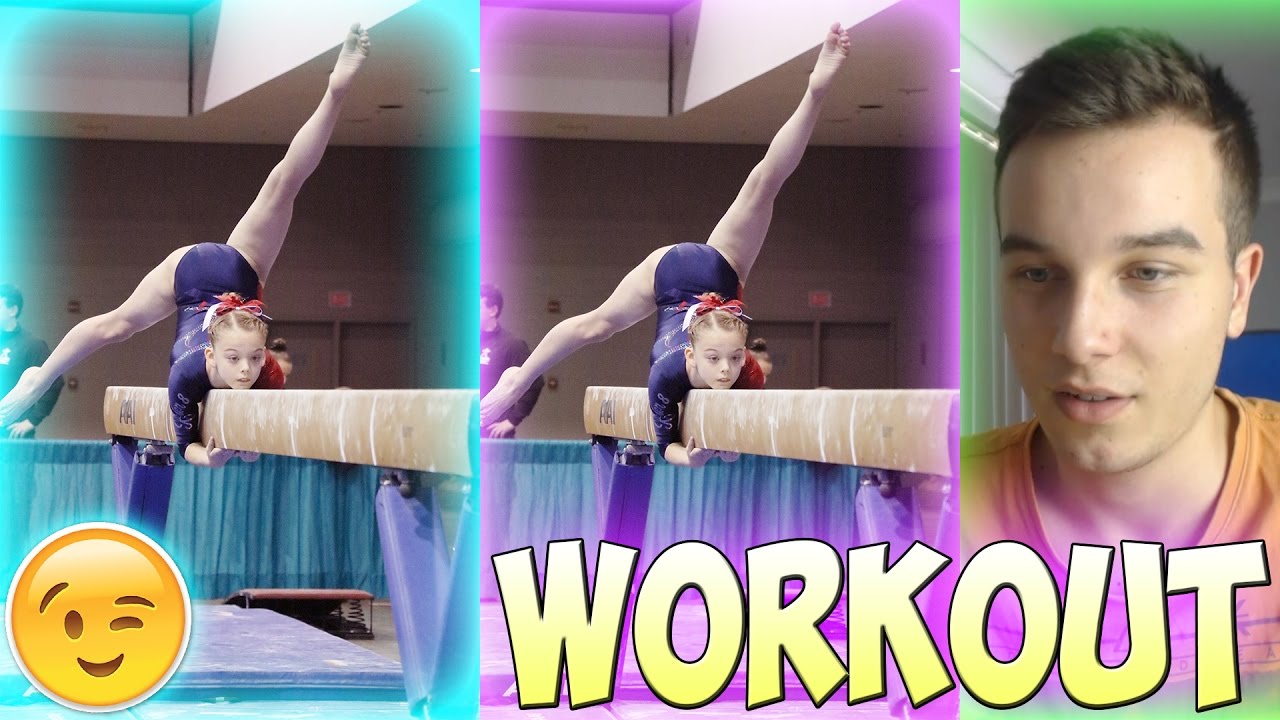 Whitney Bjerken Gymnastics Workout REACTION - YouTube