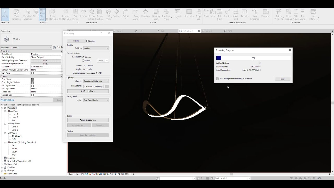 Revit - Pacote de luminárias / Lighting fixtures pack - YouTube