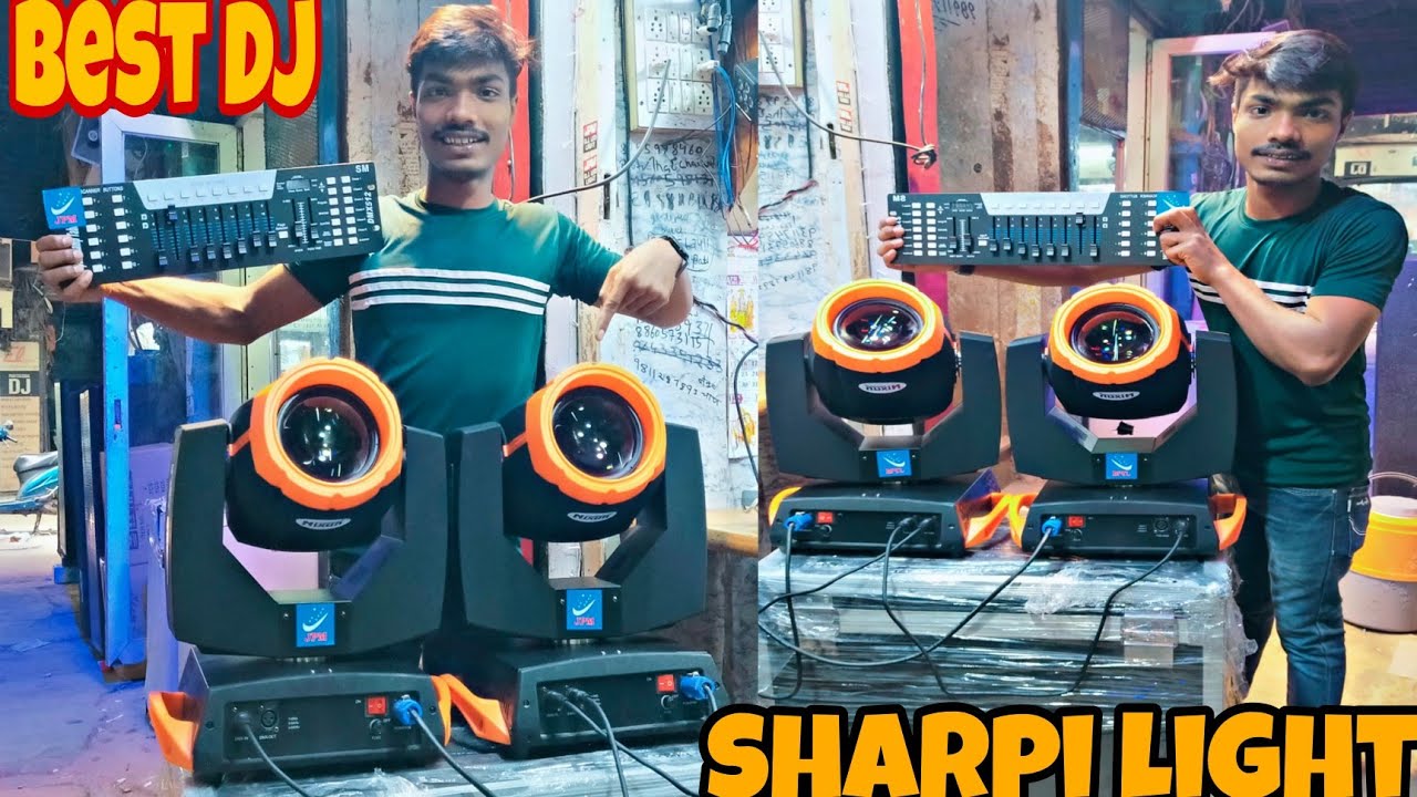 🔥cheapest DJ sharpi light || बेस्ट क्वालिटी || best price || DJ market ...