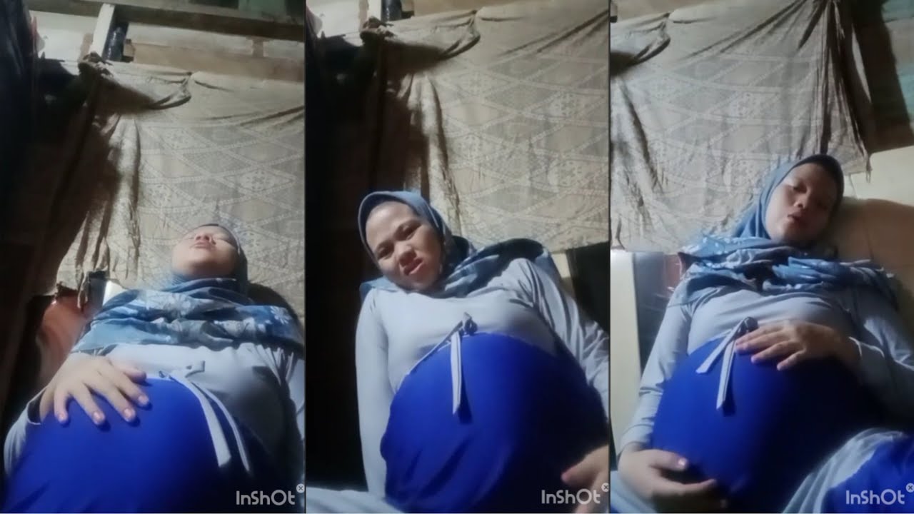 Bumil Hijab Biru Kontraksi - YouTube