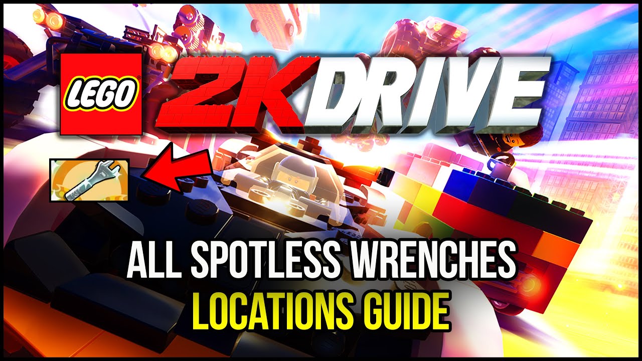 LEGO 2K Drive - All 10 Spotless Wrenches Locations Guide (Turbo Acres) - YouTube