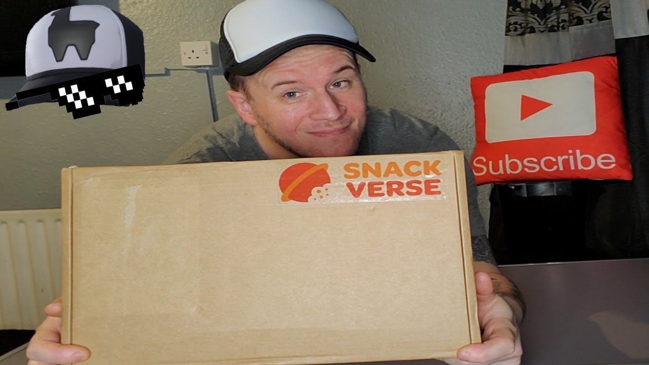 SnackVerse Unboxing | Snack Subscription Box 1 - YouTube