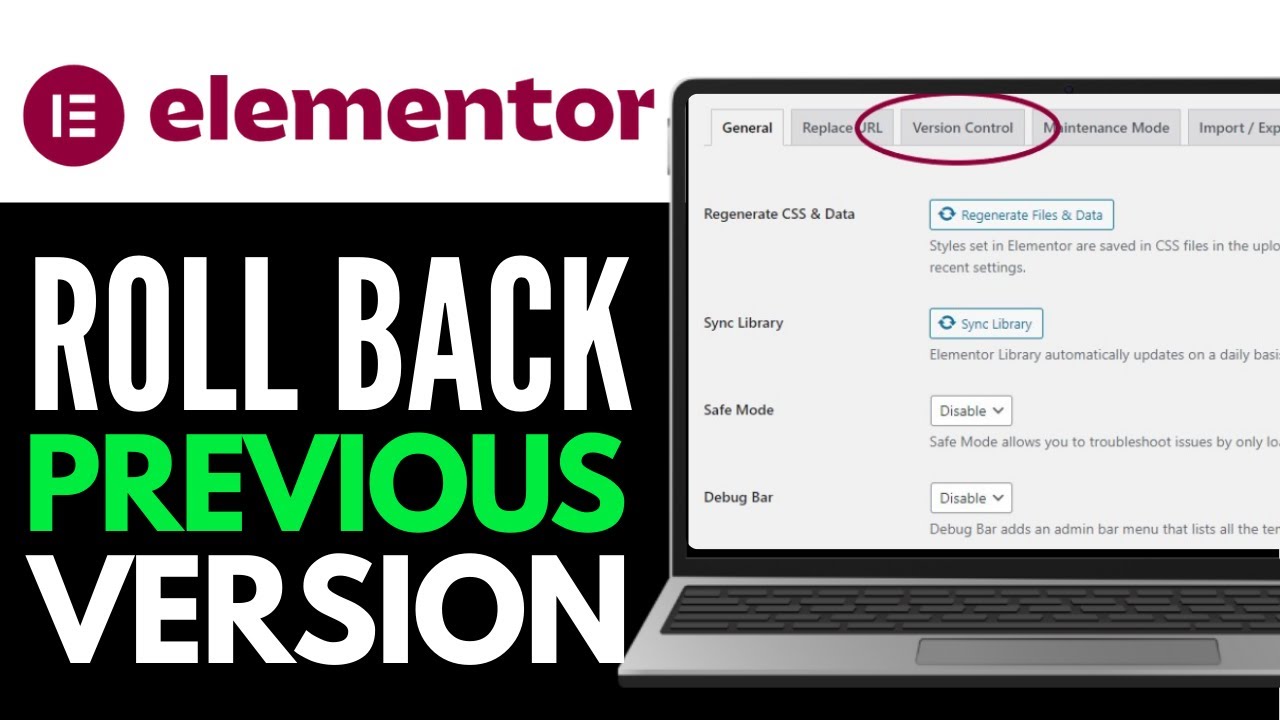 How to Roll Back Elementor to Previous Version 2025 (QUICK & EASY ...