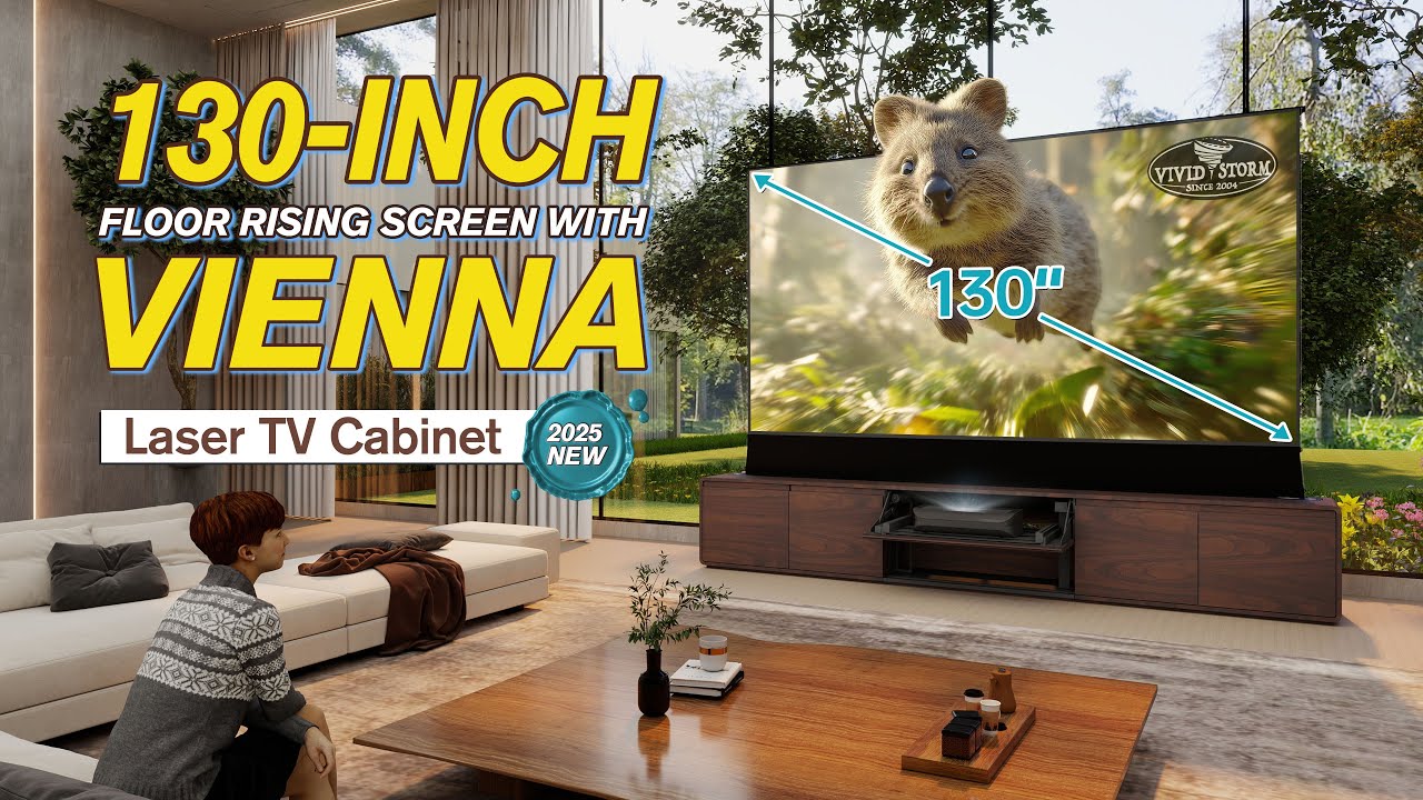Vienna Has Arrived - 2025 VIVIDSTORM Laser TV Cabinet × 130-Inch Floor ...
