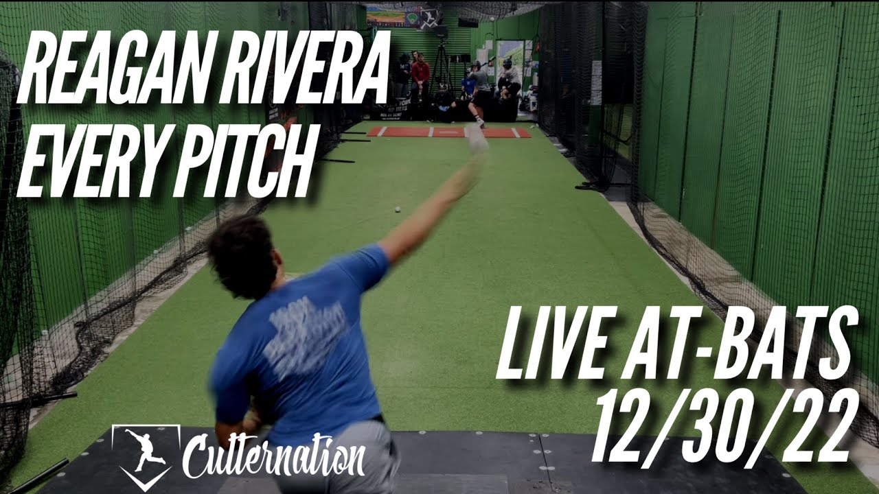 Reagan Rivera Every Pitch Over-the Shoulder Live At-Bats: 12/30/22 ...