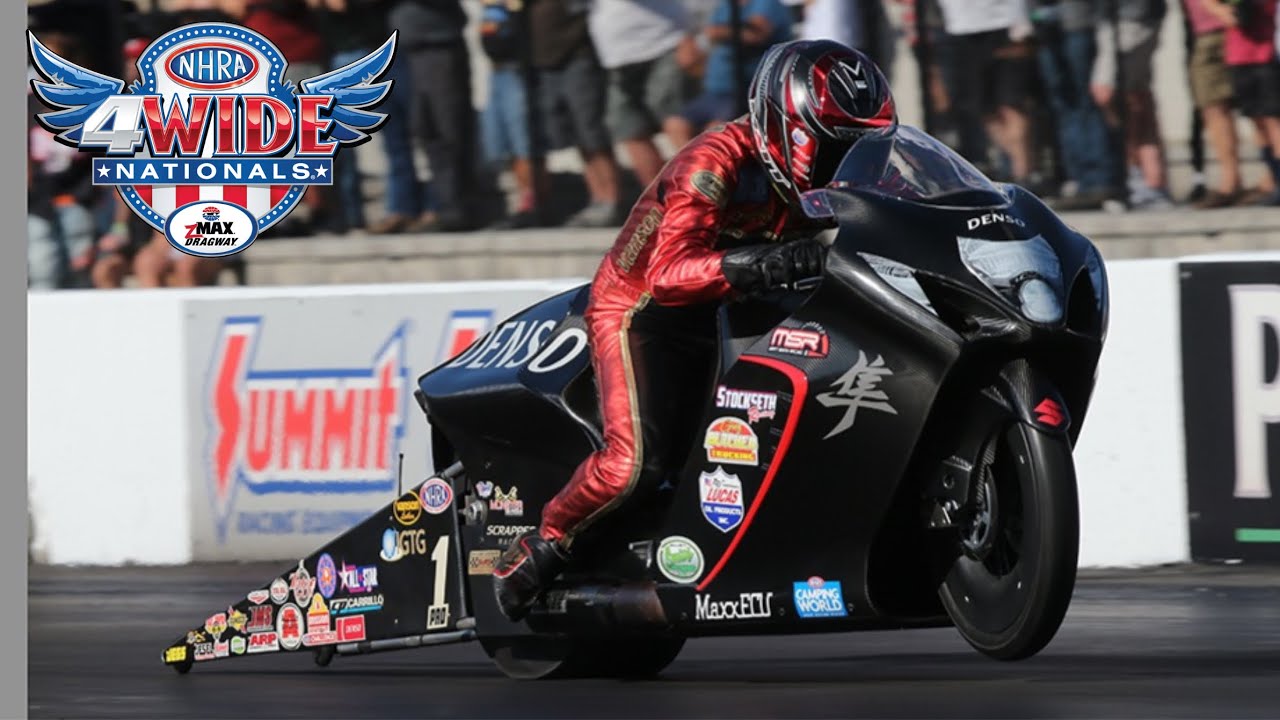2024 NHRA Four-Wide Nationals | Pro Stock Motorcycle Friday Qualifying ...