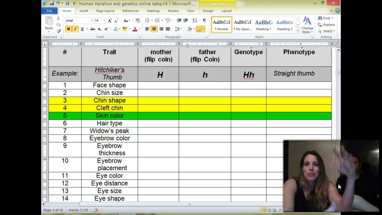 Human Variation & Genetics Pre-Lab Tutorial - YouTube