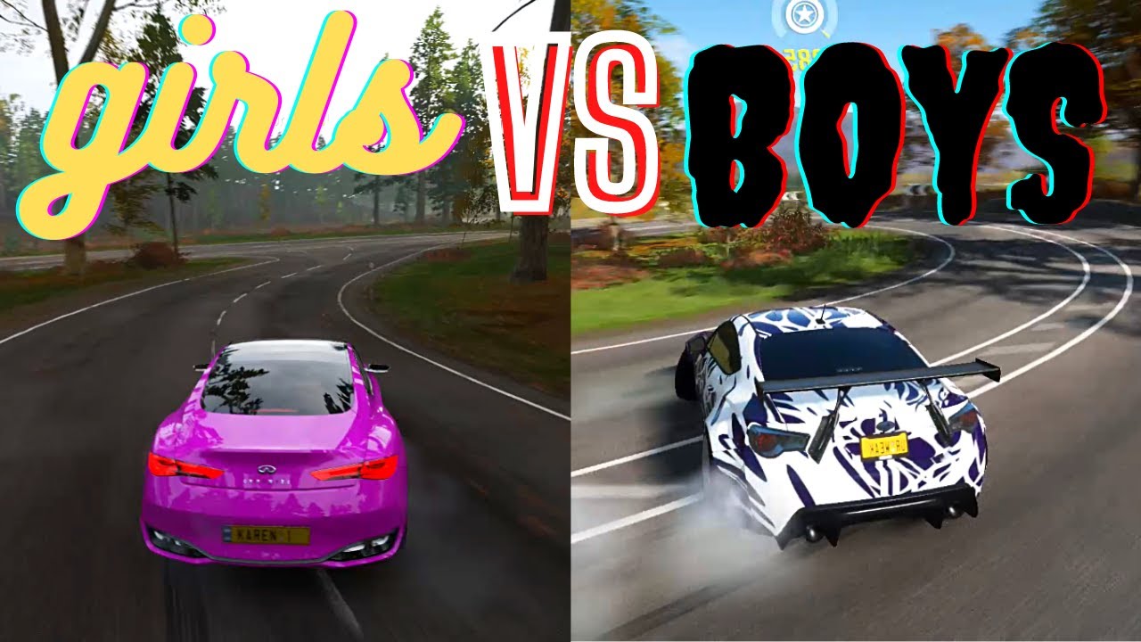 HOW GIRLS DRIFT VS HOW BOYS DRIFT. - YouTube