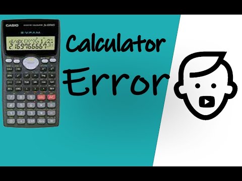 ALL CALCULATOR ERRORS!!! || FX-100MS ||CAN'T SOLE, DIM ERROR, ARG ERROR ...