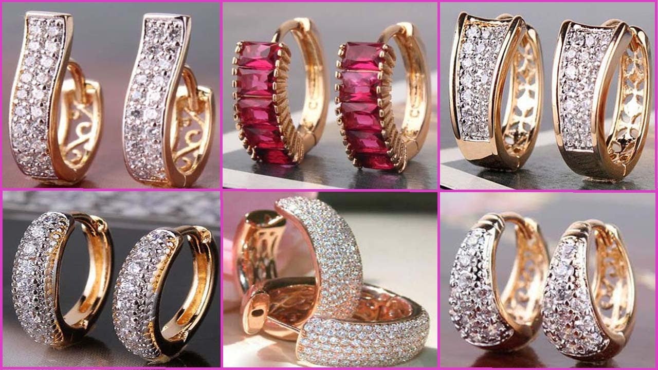 Latest Earrings Tops Designs 2020 || Beautiful Earrings Collection ...