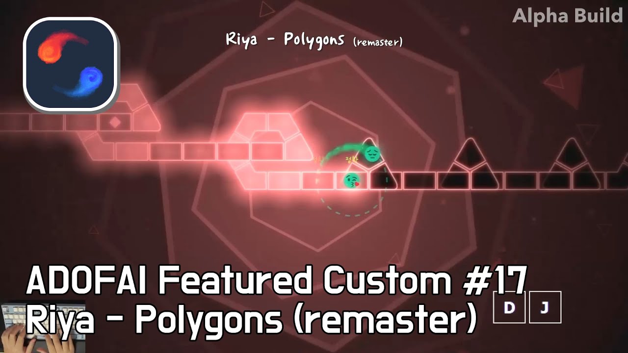 [ADOFAI Featured Custom #17] Riya - Polygons (remaster) (by Editor AlriC) - YouTube