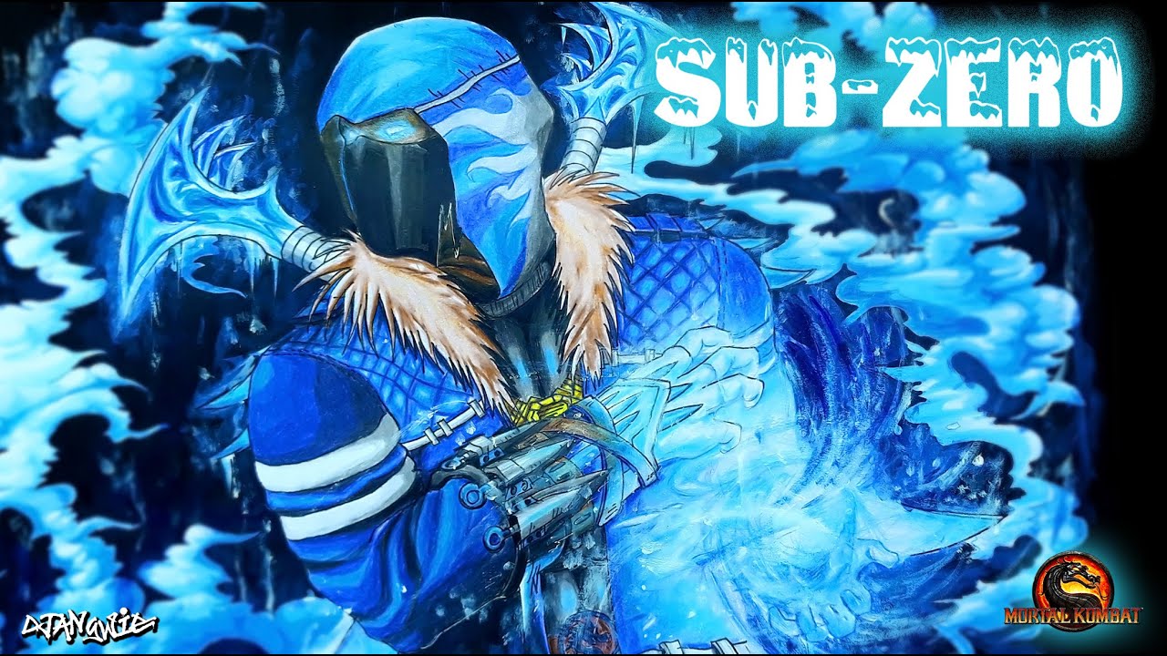 Speed Drawing - Sub-Zero - Mortal Kombat - YouTube