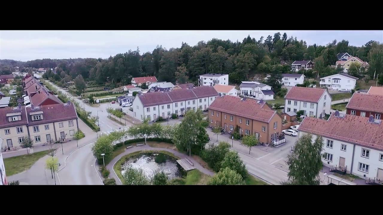 Tullinge Trädgårdsstad | Drönare - YouTube