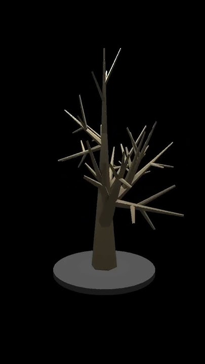 I Suck At Art So I Made A Tree With Code Gamedev Coding Javascript Threejs 3dart Youtube 