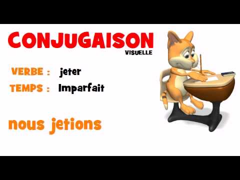 FRENCH VERB = jeter = Imparfait - YouTube