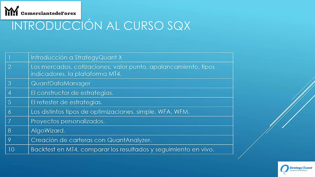 1 Presentación del curso SQX. - YouTube