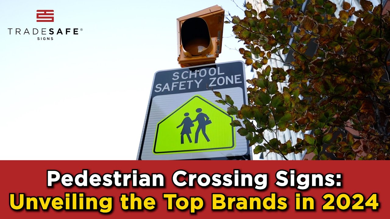 Pedestrian Crossing Signs: Unveiling the Top Brands in 2024 - YouTube