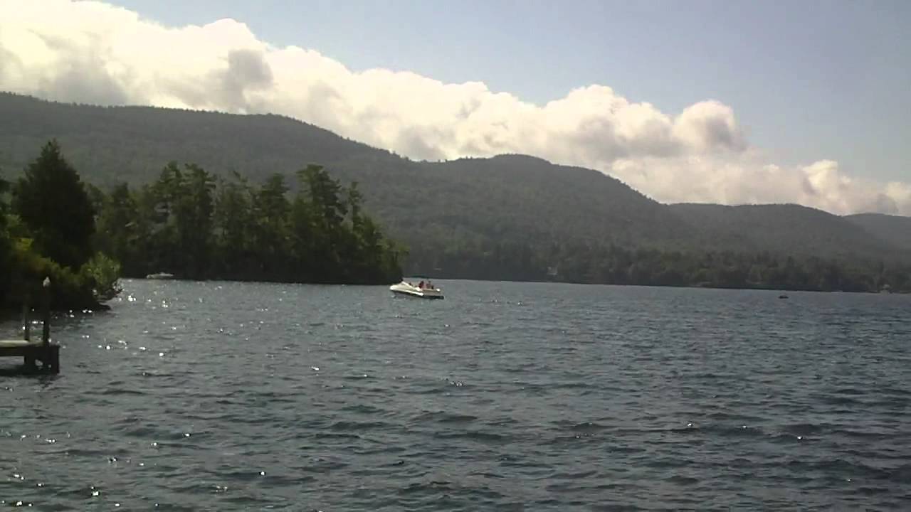 View of Lake George from Alpine Village - YouTube