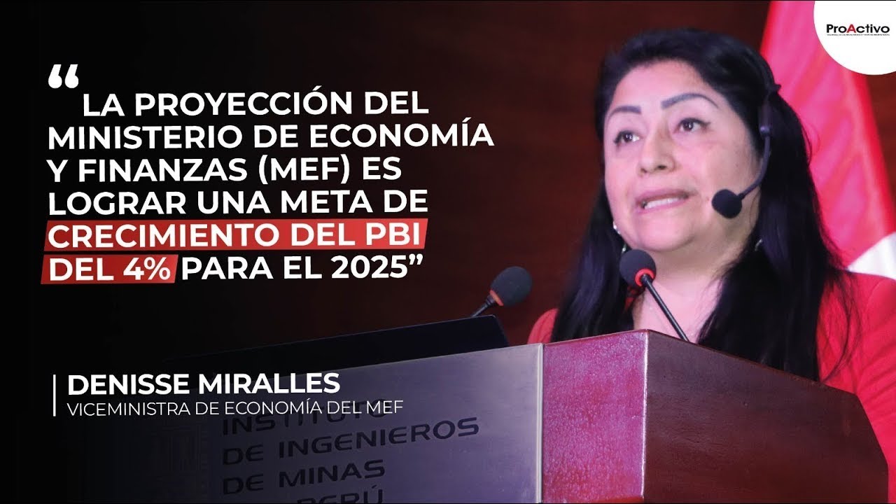 Denisse Miralles - Viceministra de Economía del MEF - YouTube