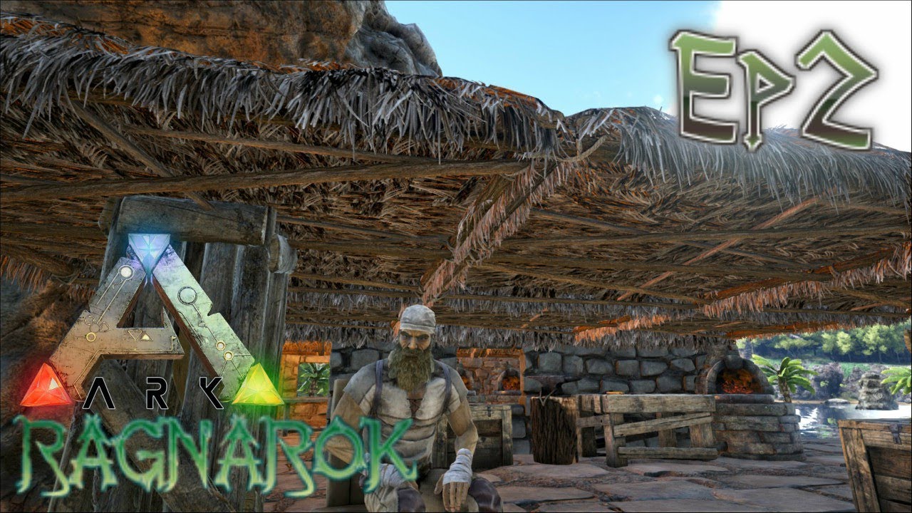 Ark Ep2 Lets Build a Blacksmith/Smelter house??!! - YouTube