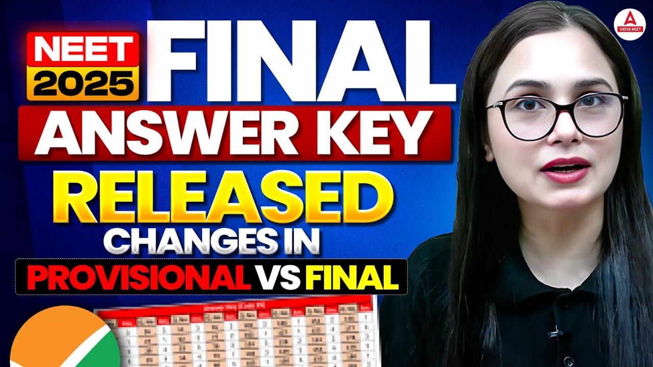 NEET 2025 Result Out | NTA Official Final Answer Key Released | NEET 2025 Update | NEET 2025 ...