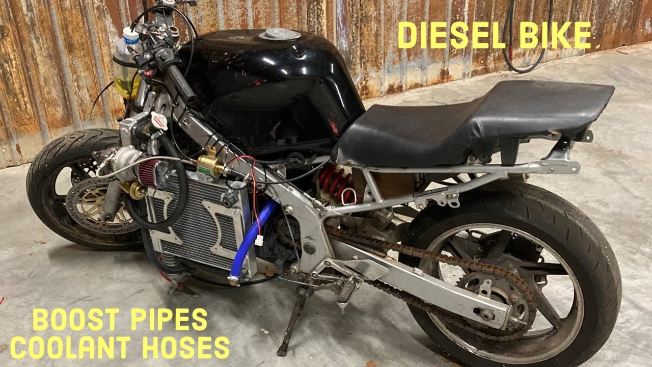 DIESEL Motorcycle build update 1 - YouTube