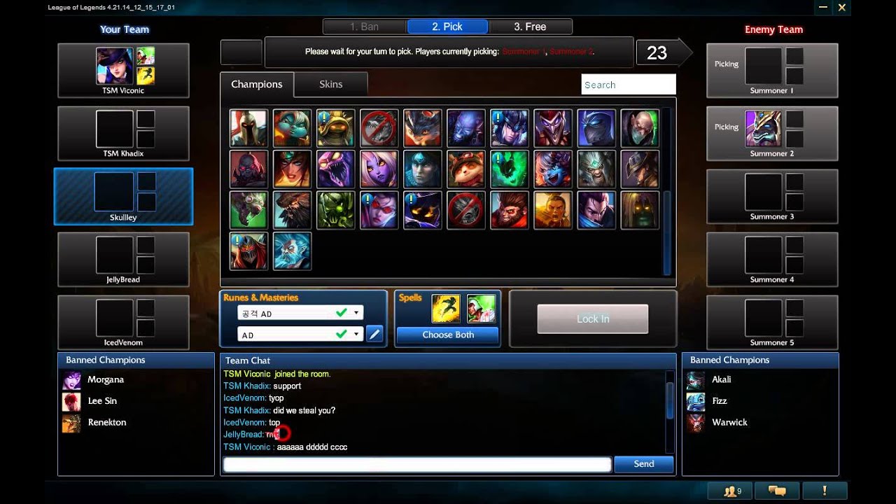 legend league pc edition: how to champ select - YouTube