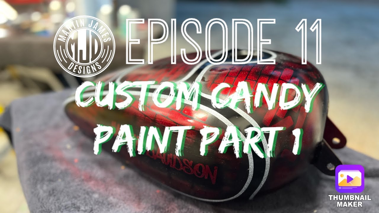 Sporty Bobber Build EP. 11 "Custom Candy Paint Part 1" - YouTube