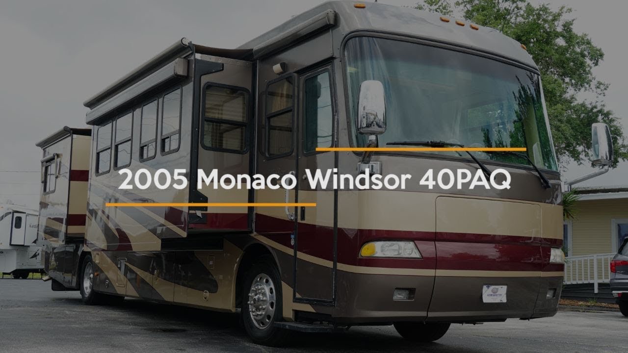SOLD: 2005 Monaco Windsor 40PAQ - YouTube