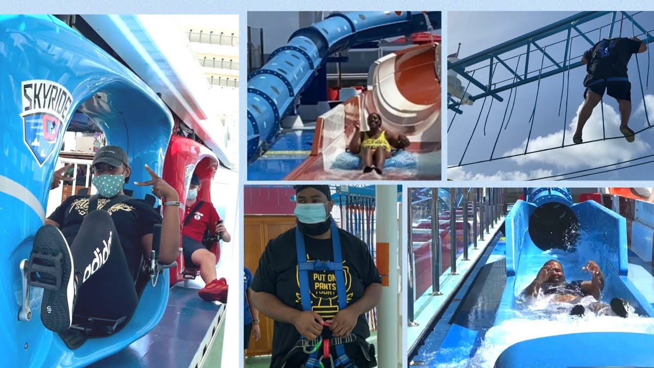 CARNIVAL HORIZON | SKY RIDE | ROPES COURSE | COUPLES’ MASSAGE - YouTube