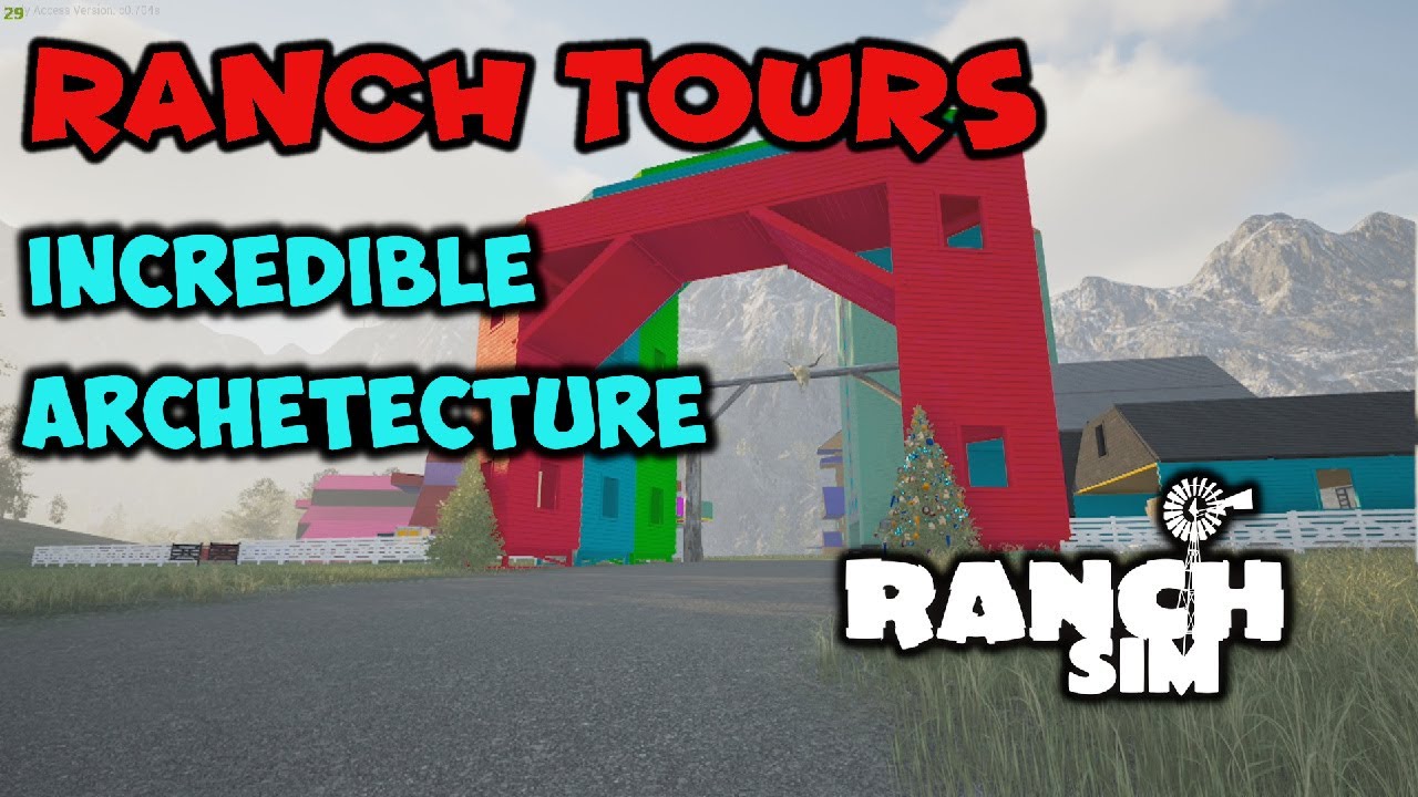 RANCH SIM - RANCH TOURS - AMAZING BUILD - YouTube