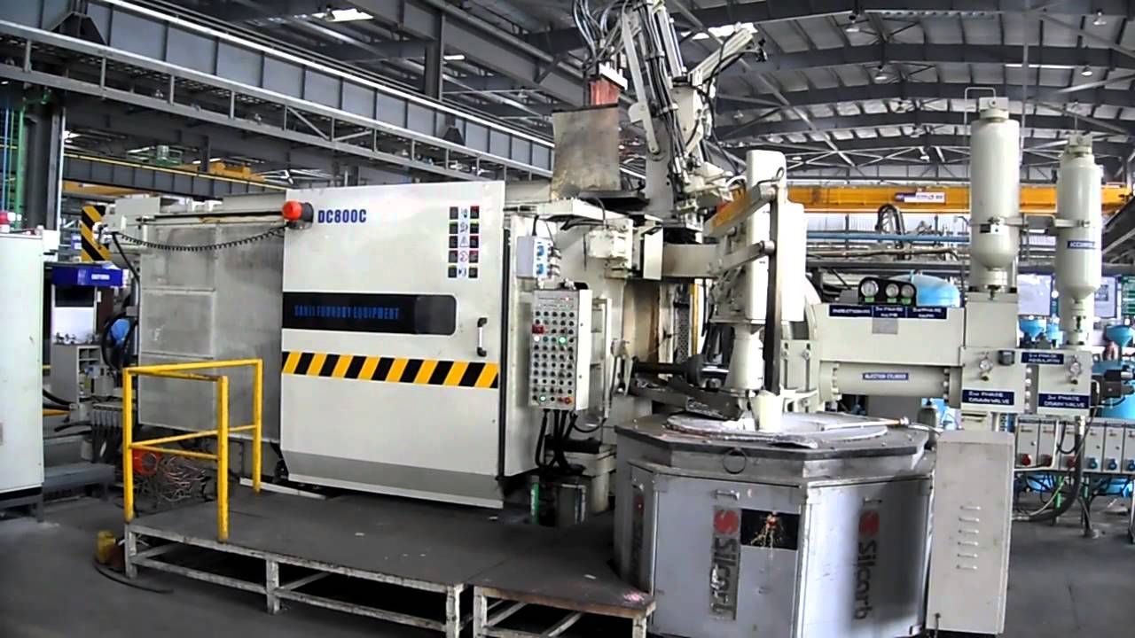 Sanji DC800C Die Casting Machine in India - YouTube