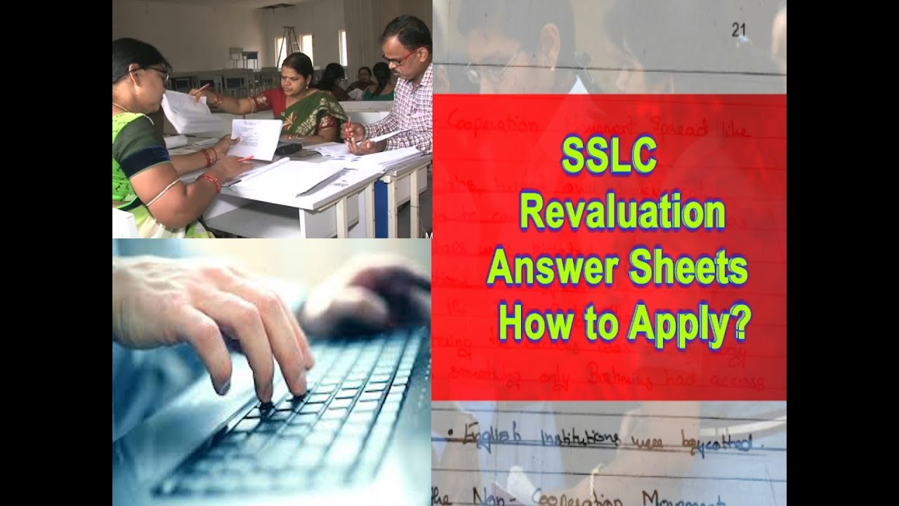 #SSLC_Results_2019 | How to Apply for Revaluation and Answer Sheets ...