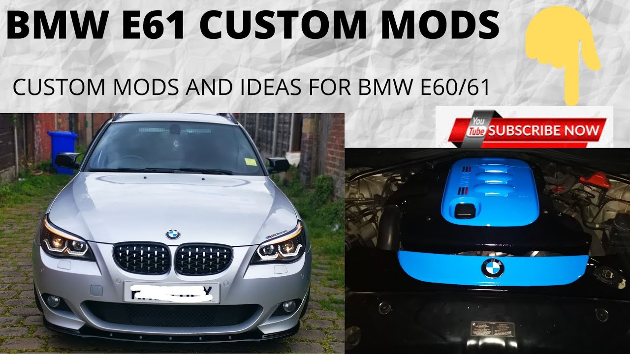 BMW E61 MODS - YouTube