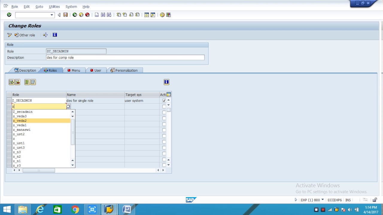 SAP SECURITY_COMPOSITE ROLE CREATION - YouTube