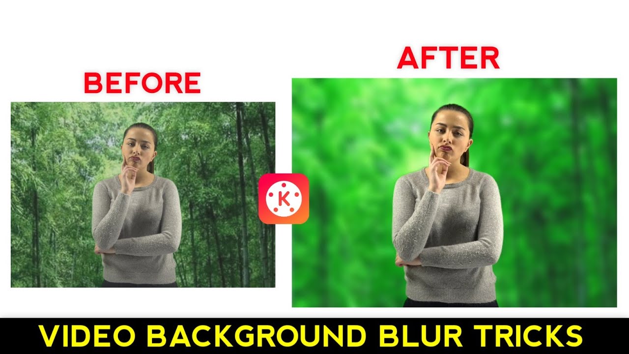 How to Blur Video Background in Kinemaster || Background Blur Video ...
