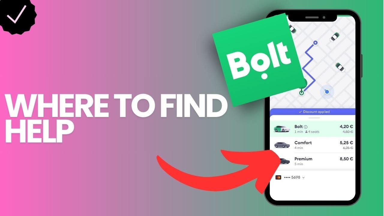 Where to find help in the Bolt app? - YouTube