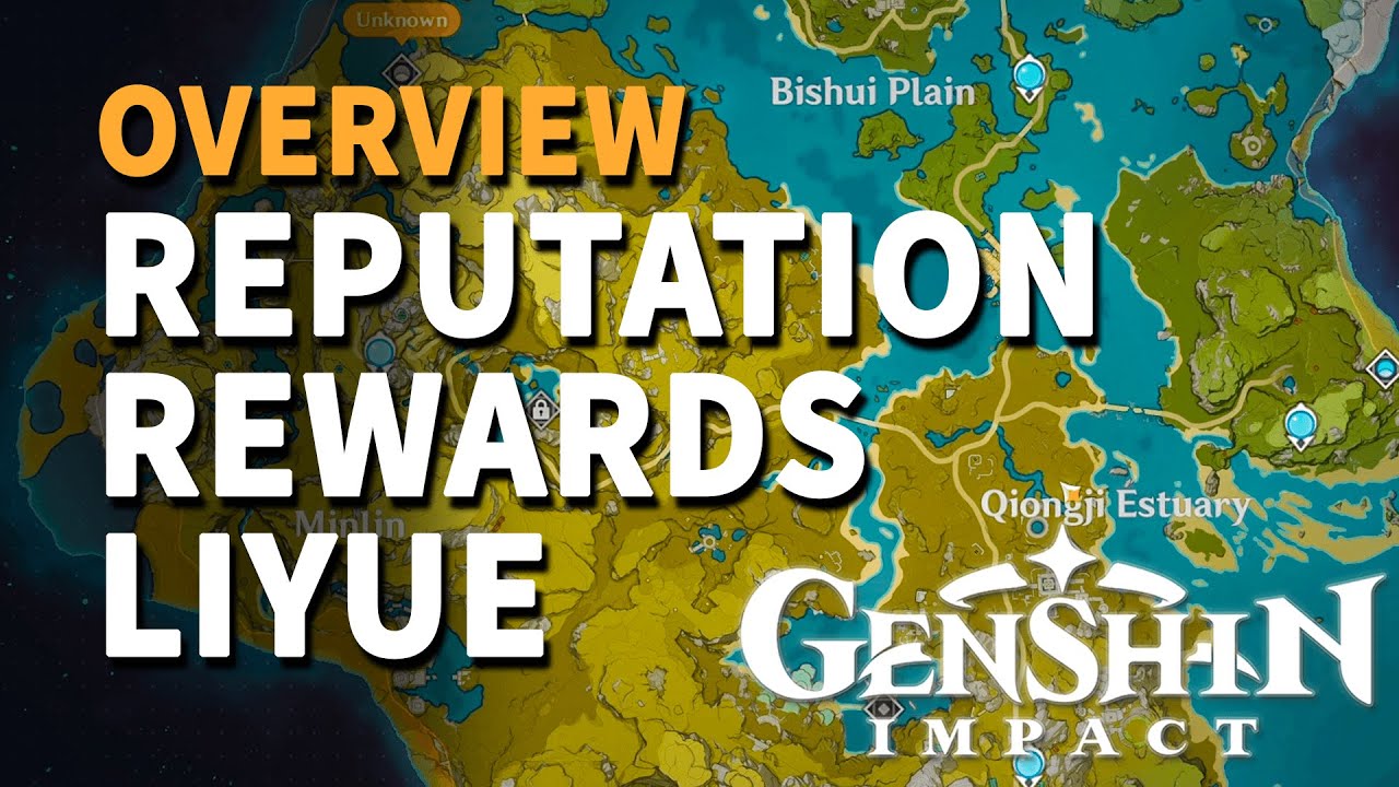 Reputation Rewards Liyue Genshin Impact - YouTube